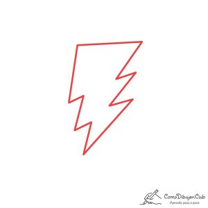 Cómo dibujar un Rayo Kawaii | COMODIBUJAR.CLUB